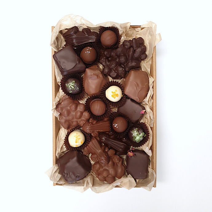 Sampler Mixed Chocolate Box - Pick Up ONLY – Woodstock Chocolate Co